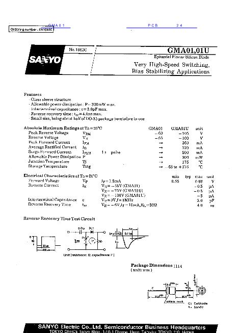 GMA01 Datasheet_PDF文件下载_芯片资料查询_维库电子市场网