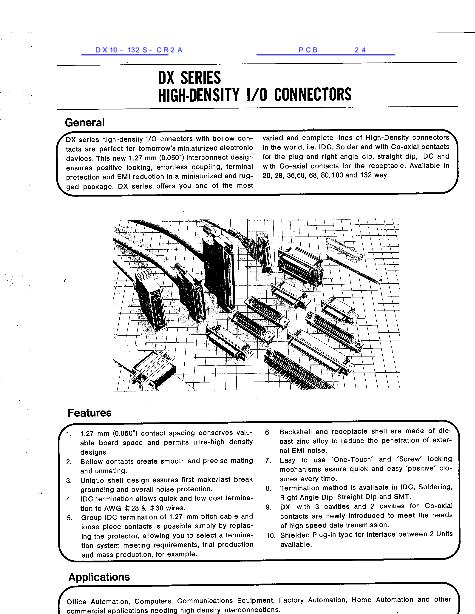 DX10-100P-CP3 Datasheet_PDF文件下载_芯片资料查询_维库电子市场网
