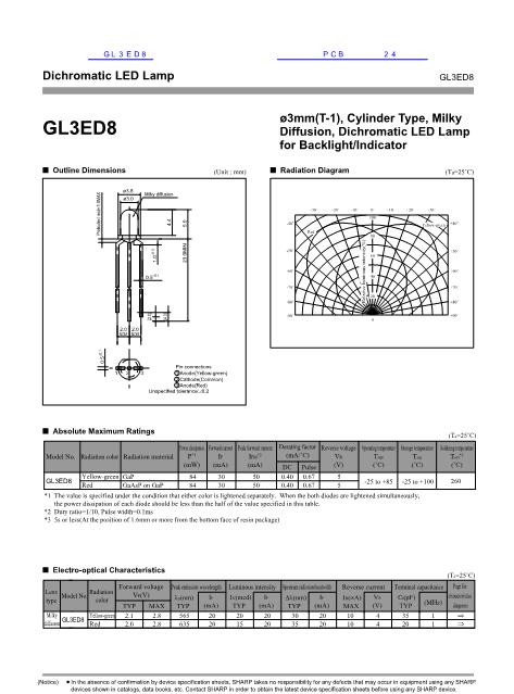 GL3ED8 Datasheet_PDF文件下载_芯片资料查询_维库电子市场网