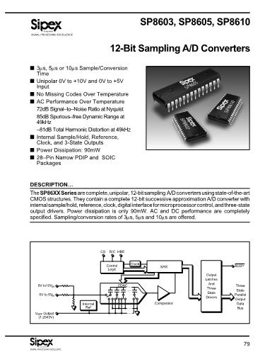 SP8603 Datasheet_PDF文件下载_芯片资料查询_维库电子市场网