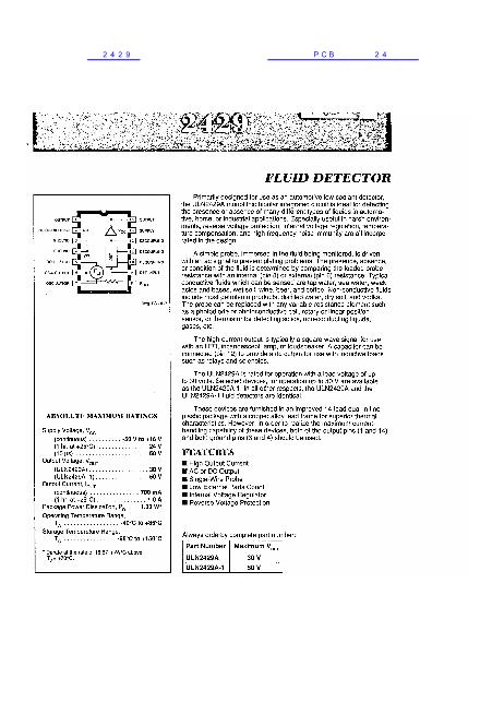 2429 Datasheet_PDF文件下载_芯片资料查询_维库电子市场网