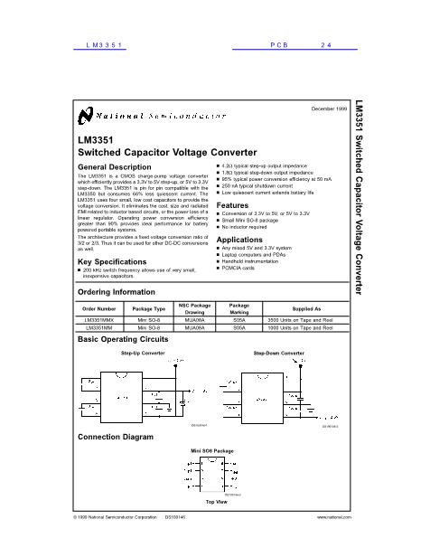LM3351 Datasheet_PDF文件下载_芯片资料查询_维库电子市场网