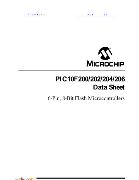 PIC10F202 Datasheet_PDF文件下载_芯片资料查询_维库电子市场网