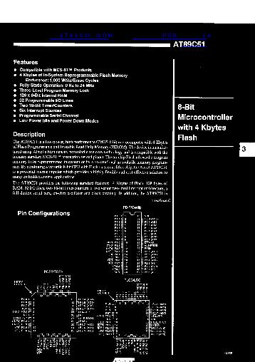AT89C51-12DM Datasheet_PDF文件下载_芯片资料查询_维库电子市场网