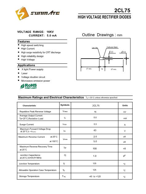 2CL75 Datasheet_PDF文件下载_芯片资料查询_维库电子市场网