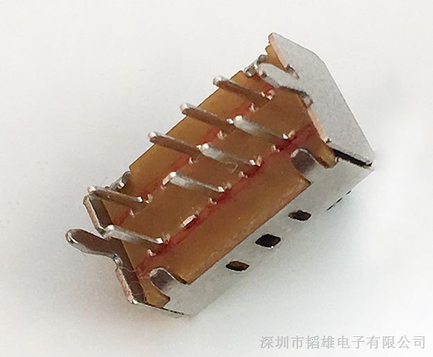 SS-23D07超薄型ROHS 2P3T 拨动/滑动开关3档带耳开关_拨动/滑动开关_维库电子市场网
