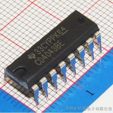 CD4043BE逻辑芯片/TI原装 DIP16封装_逻辑IC_维库电子市场网