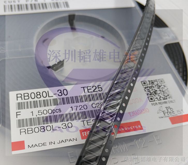 罗姆 原装现货 RB080L-30 30V5A 丝印：21 肖特基二极管 SOD106(SMA)_肖特基二极管_维库电子市场网