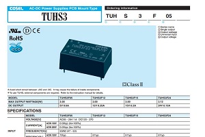 TUHS10F12 AC/DC电源模块 10W 12V 0.9A_开关电源_维库电子市场网