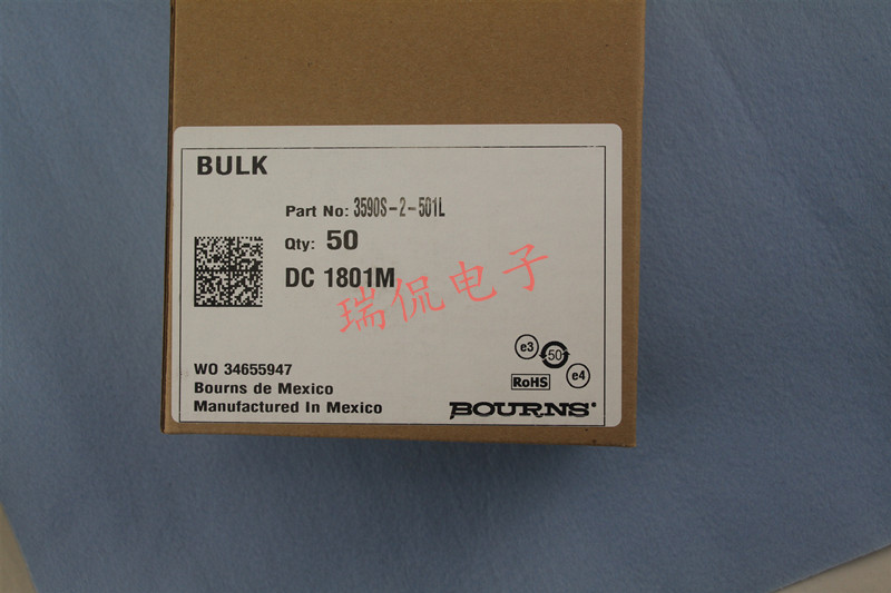 BOURNS电位器3590S-2-501L现货低价销售_摇杆电位器_维库电子市场网