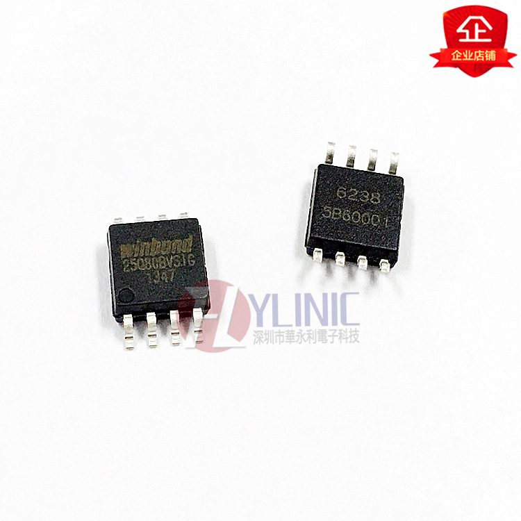 W25Q80BVSSIG FLASH SPI 存储器/闪存 25Q80 SOP-8 W25Q80_Flash Memory（闪存/快闪存储器 ...