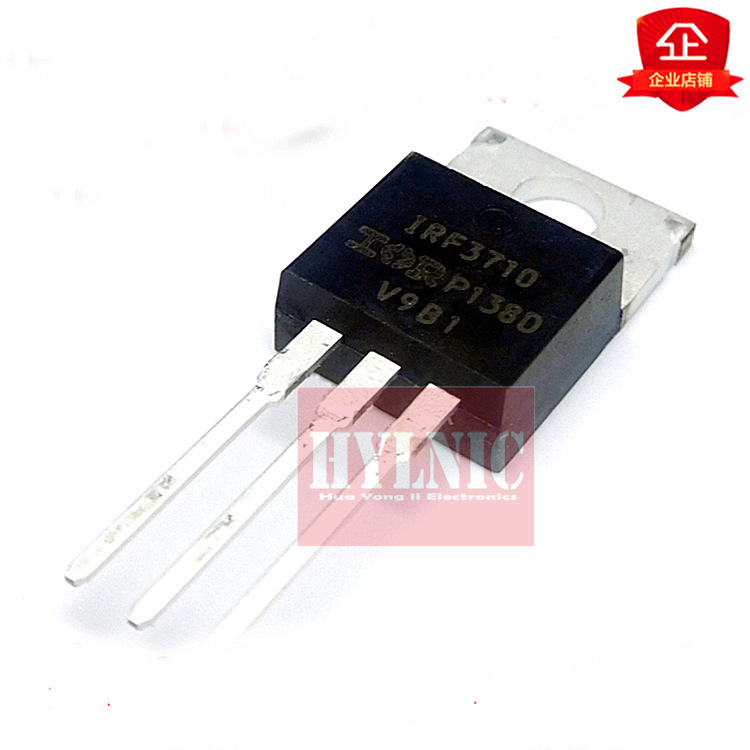 直插 IRF3710PBF N沟道 场效应管 MOSFET 100V/57A TO-220_MOSFET_维库电子市场网