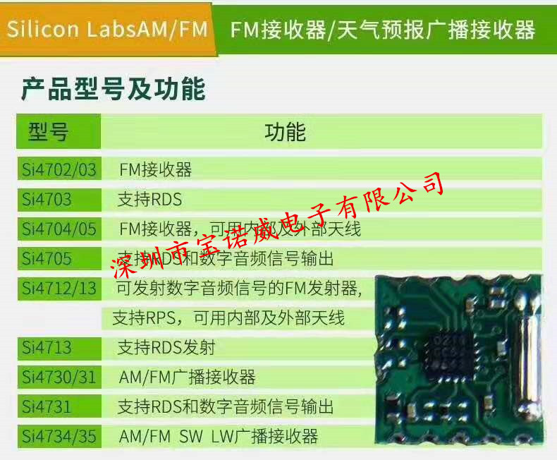 SI4702 IC收音模块V1.3-V1.5_其他IC_维库电子市场网